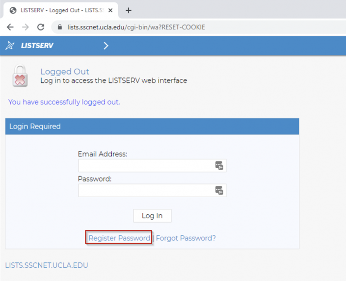 Mailing Lists - UCLA Social Sciences Computing