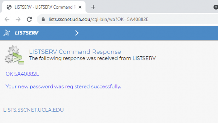 Mailing Lists - UCLA Social Sciences Computing
